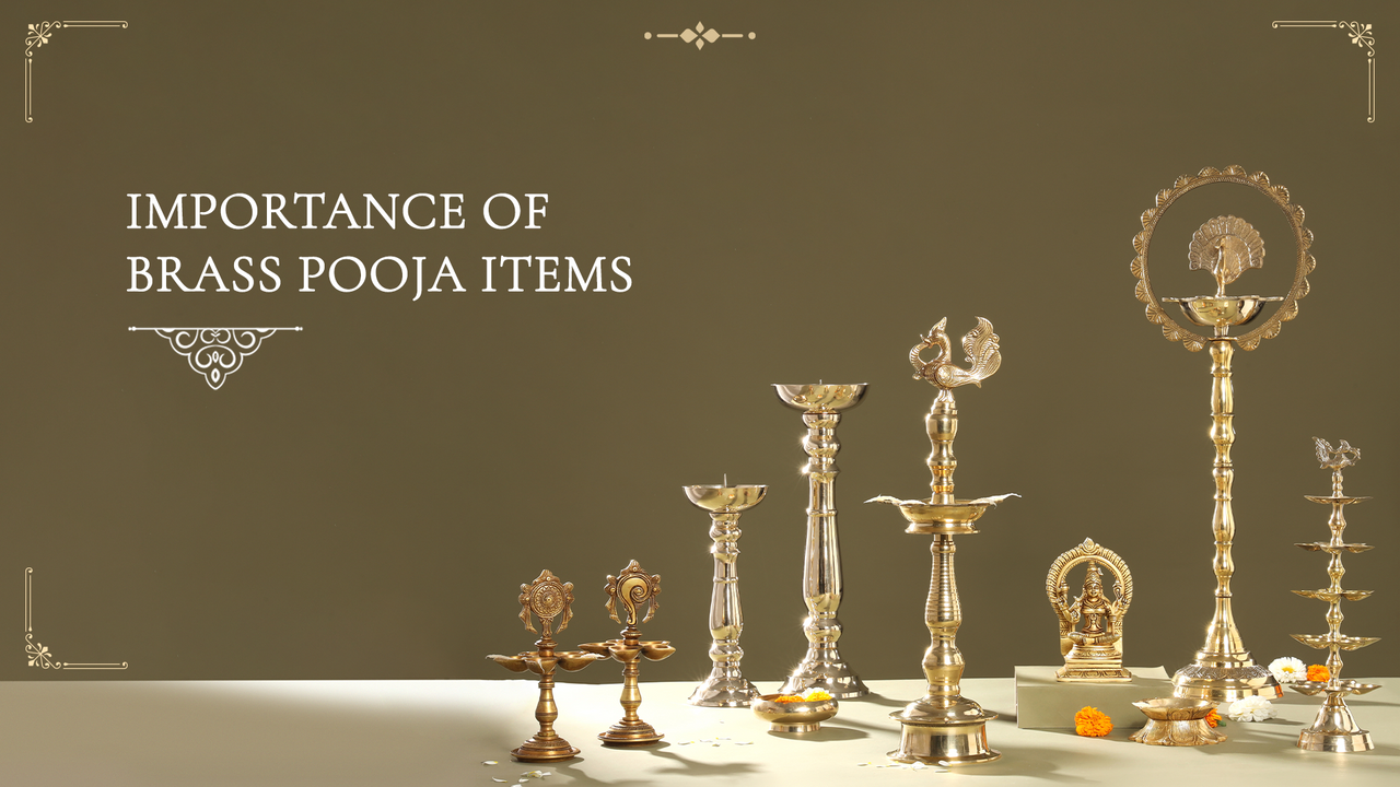 The Advantages of Brass Pooja Items Over Steel for Worship – Vedansh Craft
