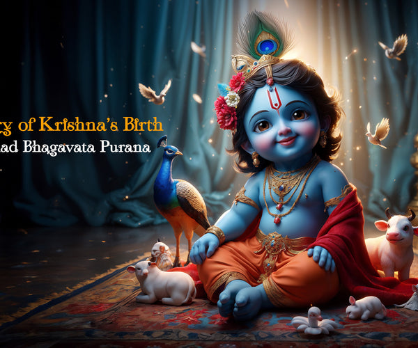 The Story of Krishna’s Birth from Srimad Bhagavata Purana – Vedansh Craft