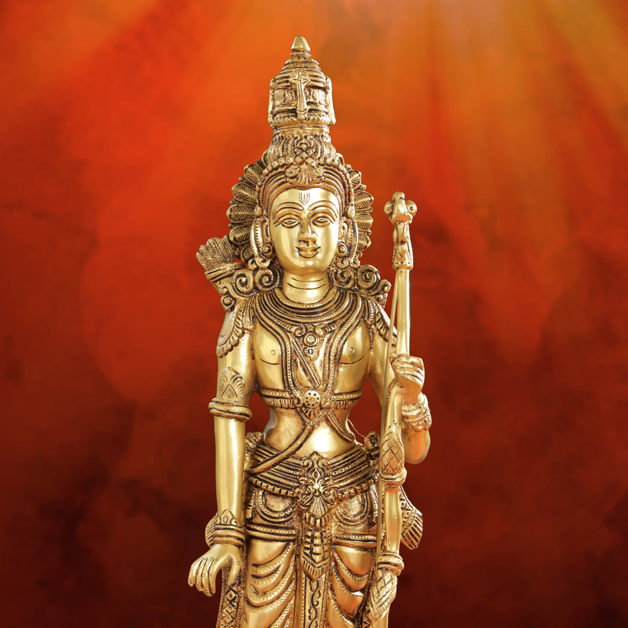 Brass Lord Ram Standing Statue (24.5 Inch) – Vedansh Craft