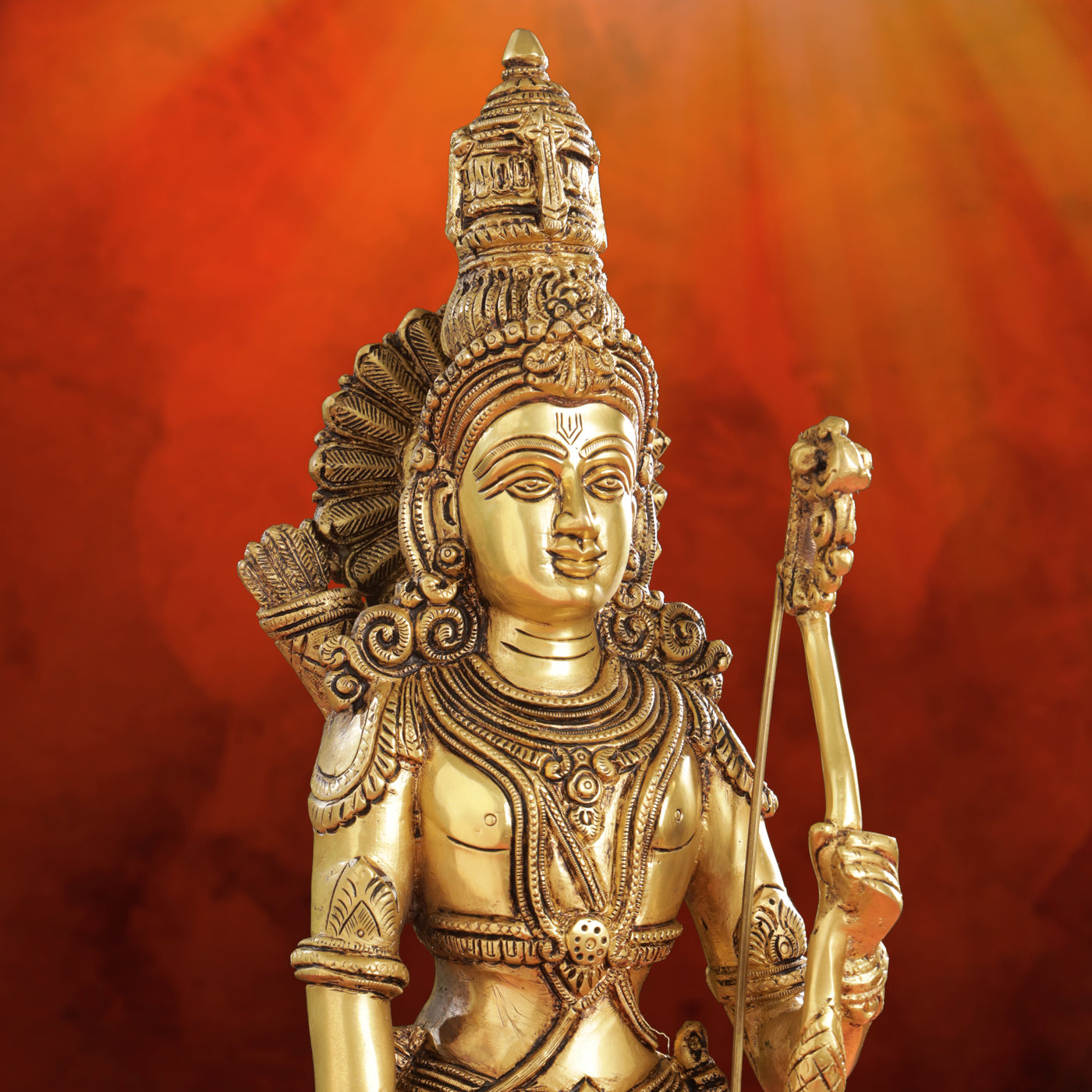 Brass Lord Ram Standing Statue (24.5 Inch) – Vedansh Craft