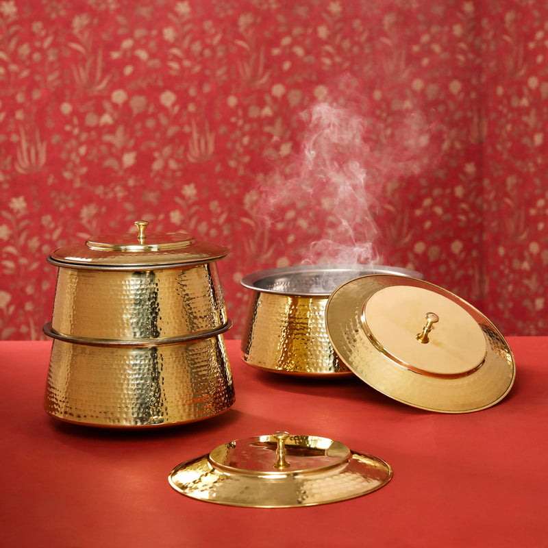 Brass Handi With Lid – Vedansh Craft