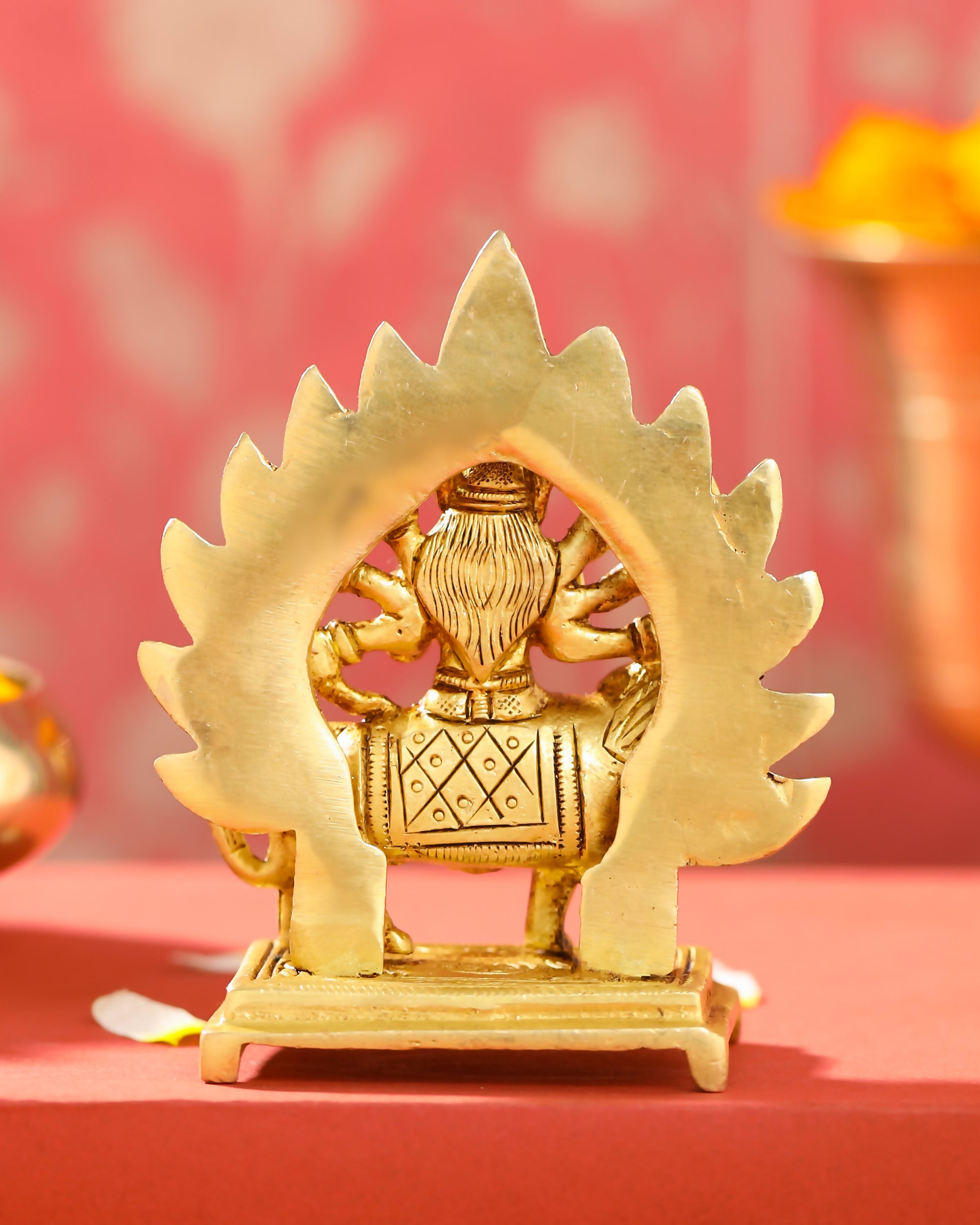Brass Durga Devi Idol (4.5 Inch) – Vedansh Craft