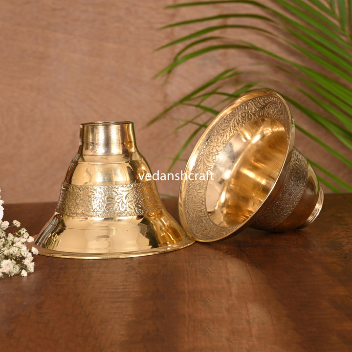 Brass Antique Spit Bowl – Vedansh Craft