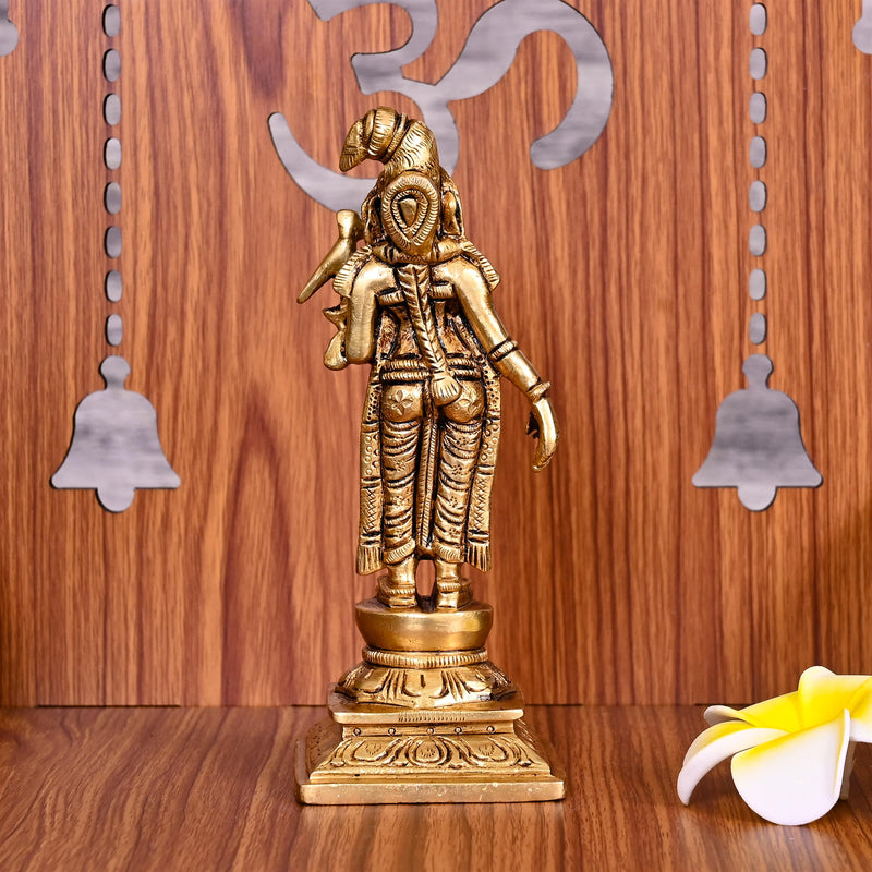 Brass Superfine Goddess Andal Idol (6 Inch) – Vedansh Craft